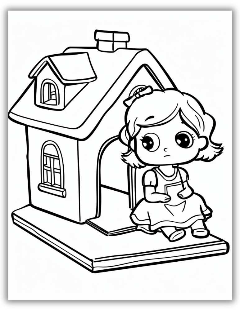 Doll Coloring Pages – Free Printables for Creative Fun