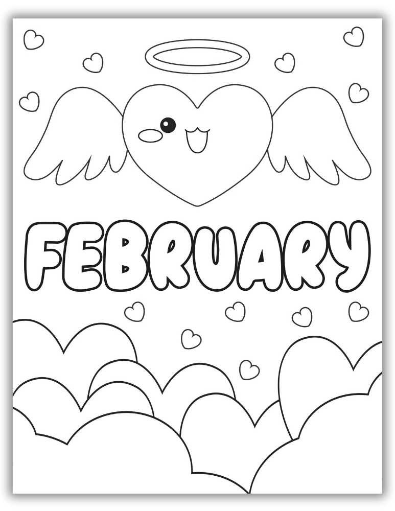 February Coloring Pages - Fun & Festive Designs to Download