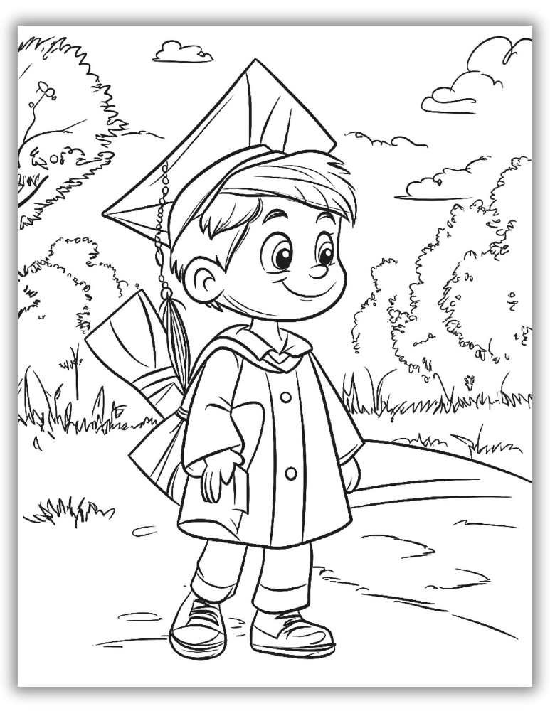 Graduation Coloring Pages – Celebrate Milestones Creatively