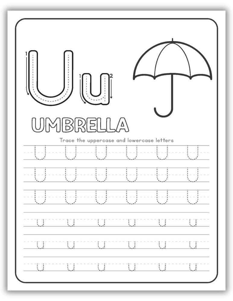 Free Printable Letter U Worksheets - Fun Learning for Kids!