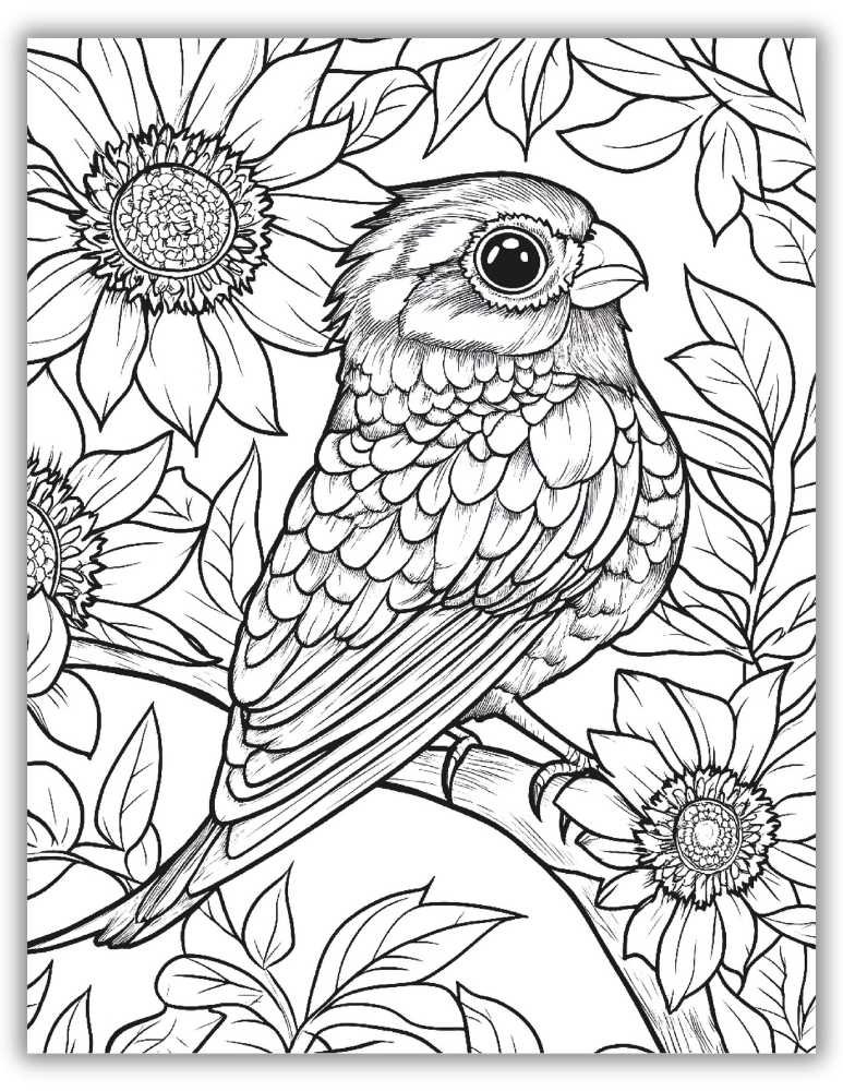 Printable Bird Coloring Pages – Relax and Explore Nature’s Beauty