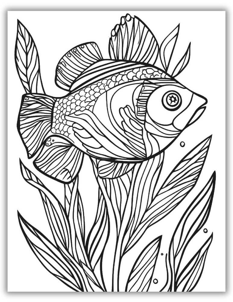 Printable Fish Coloring Pages - Fun, Free, and Creative Designs