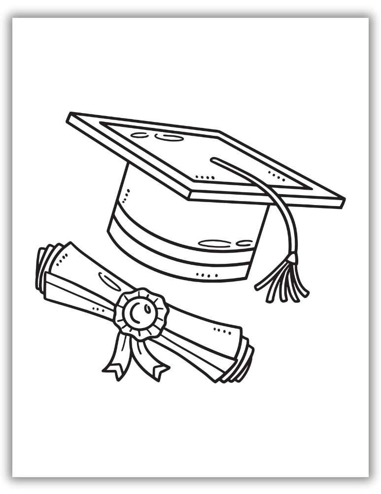 Graduation Coloring Pages – Celebrate Milestones Creatively