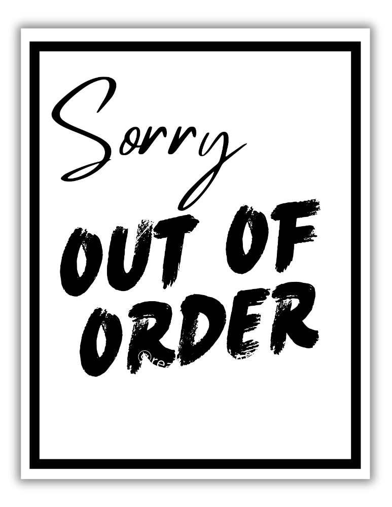 Out of Order Sign Printable – Free, Easy & Ready to Use
