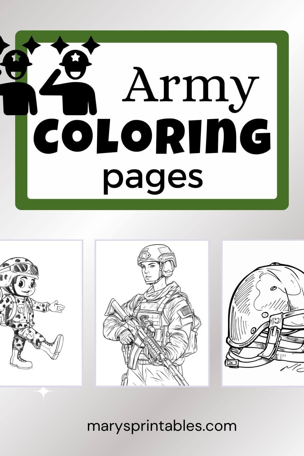 Printable Army Coloring Pages - Fun and Free Designs