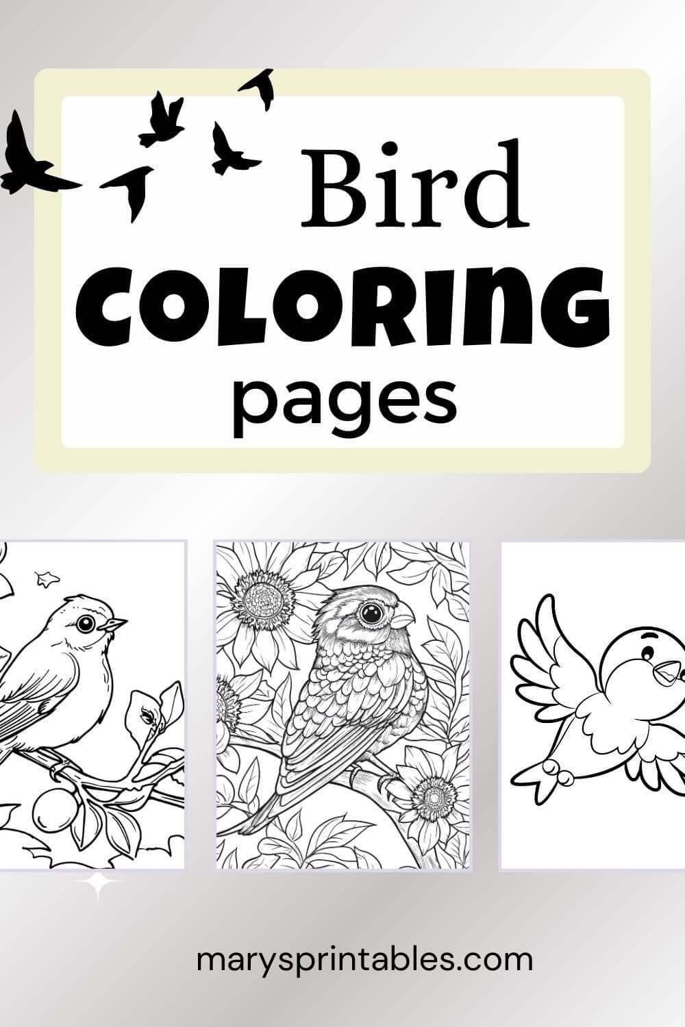 Printable Bird Coloring Pages – Relax and Explore Nature’s Beauty