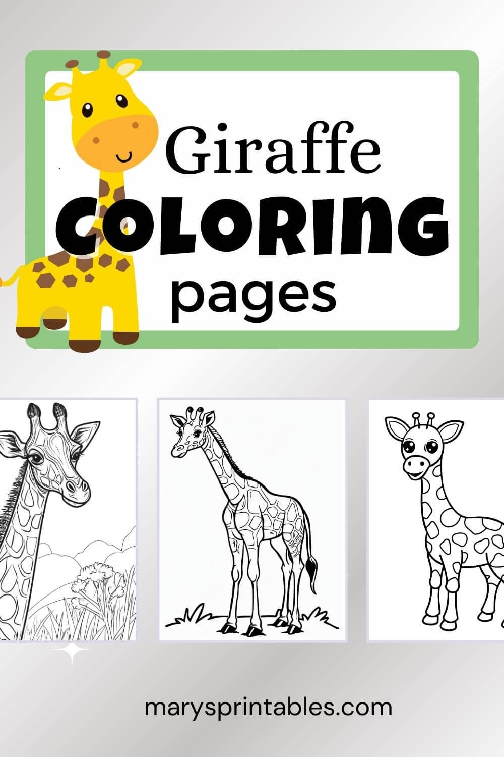Printable Giraffe Coloring Pages – Free Fun for All Ages