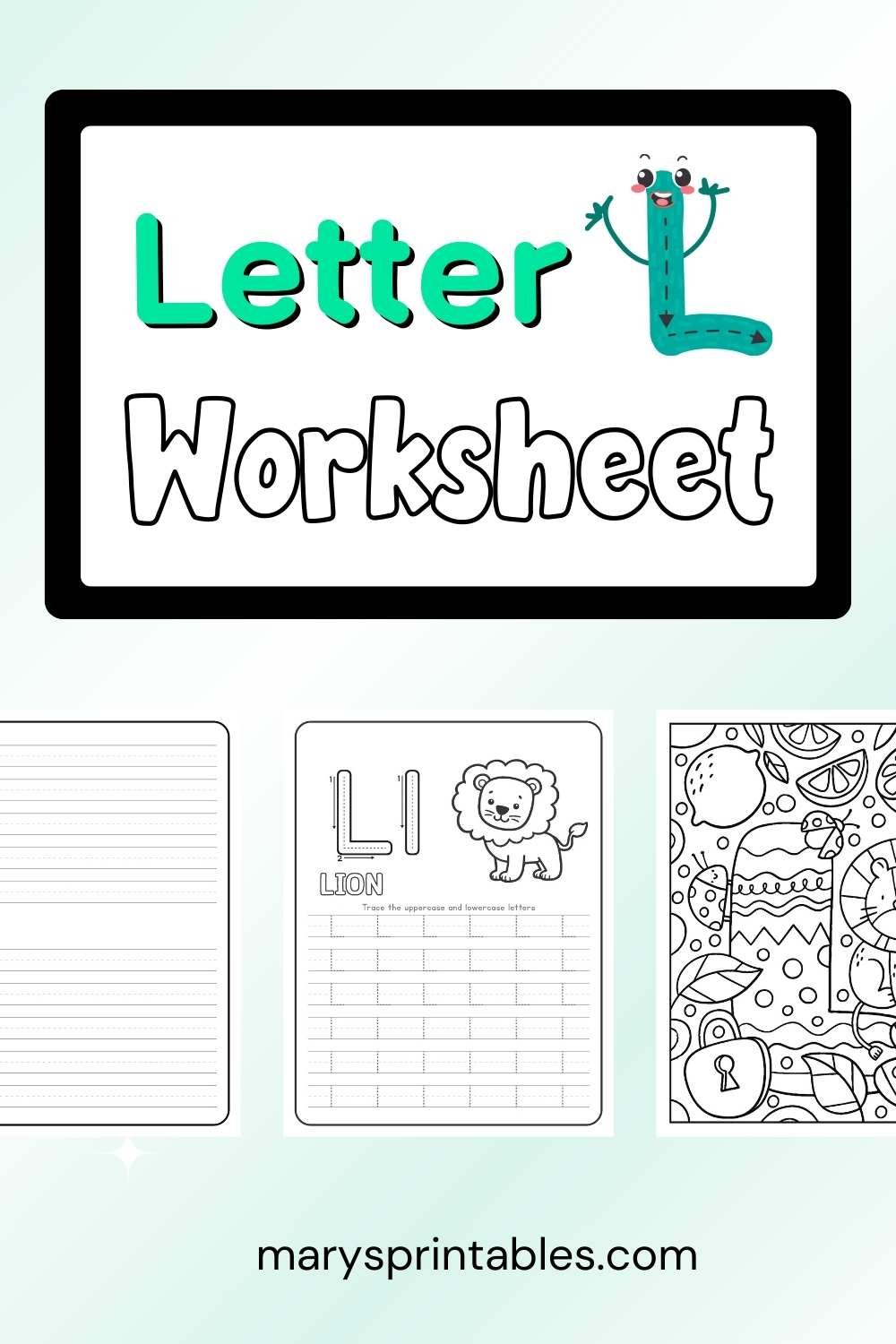 Free Printable Letter L Worksheets for Kids | Fun Alphabet Practice