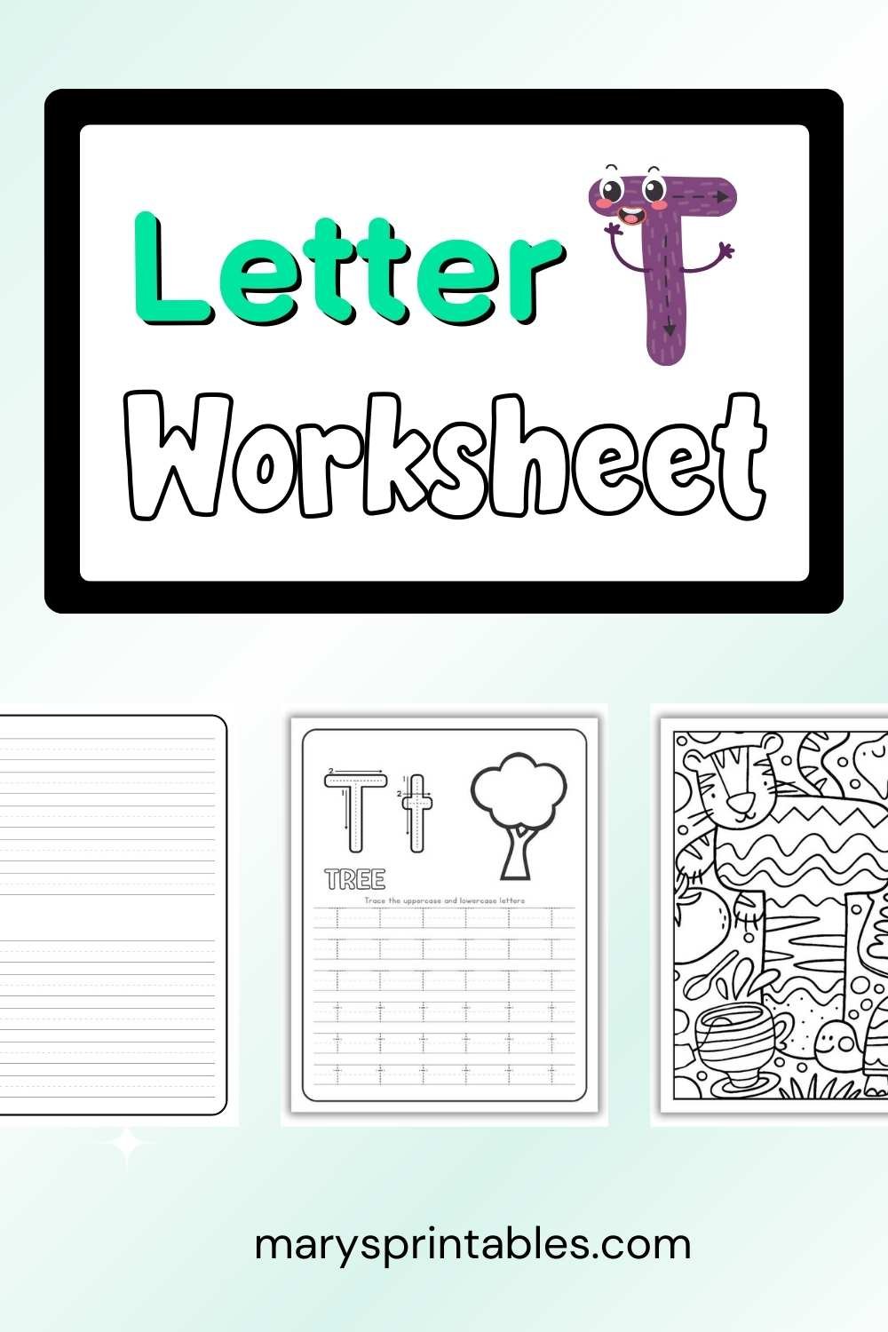 Free Printable Letter T Worksheets for Kids – Fun & Educational