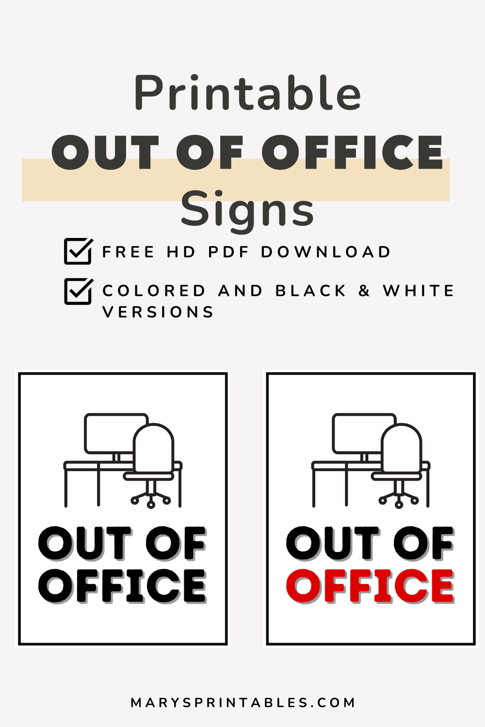 In a Meeting Sign Printable - Free Downloadable Office Signs