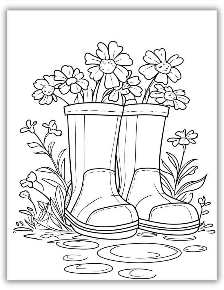Spring Printable Coloring Pages – Free & Fun for All Ages