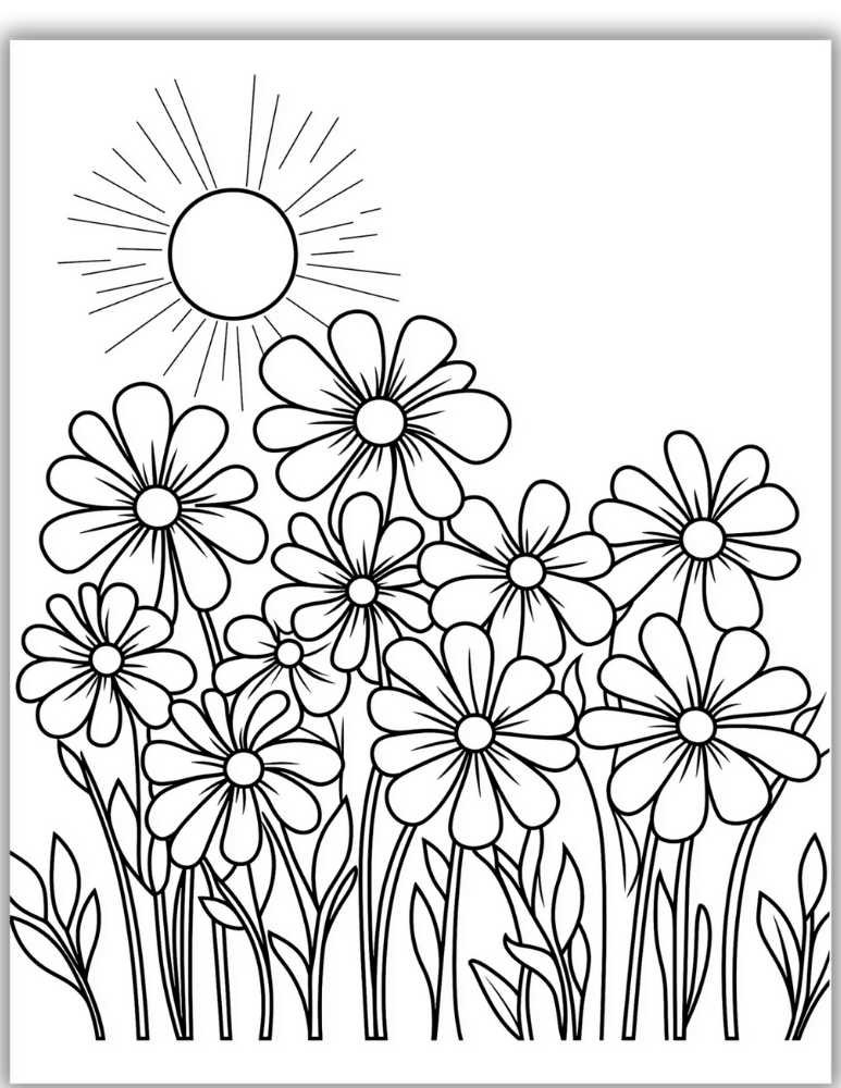 Spring Printable Coloring Pages – Free & Fun for All Ages