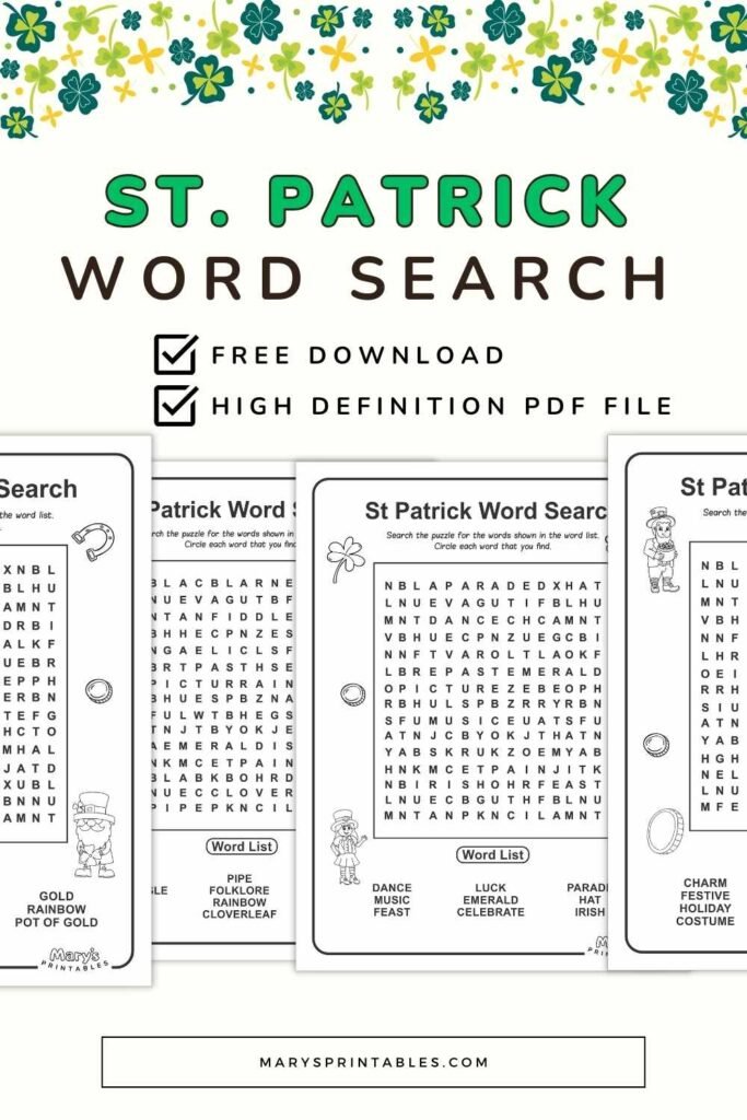 Printable Word Searches – Free Puzzles for All Ages